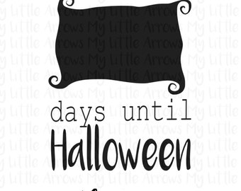 Halloween countdown | Etsy