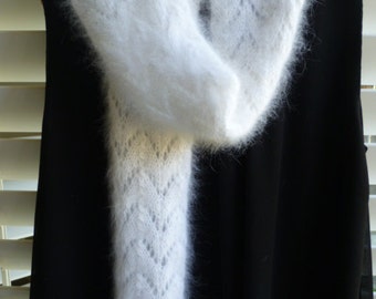 Angora scarf | Etsy