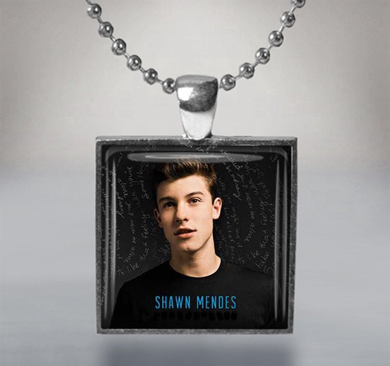Shawn Mendes Necklace Keychain By Rocknrollrummage On Etsy