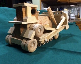 Build-your-own Cardboard Box Bulldozer and Cardboard Box