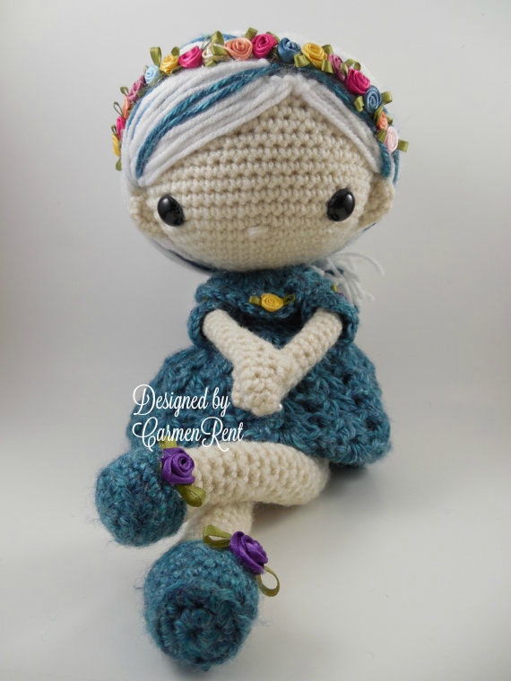 Azul Amigurumi Doll Crochet Pattern Pdf