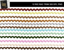 Popular items for ric rac border on Etsy