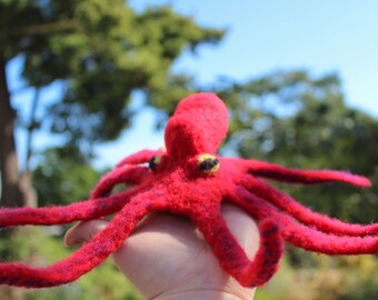 Needle felt octopus | Etsy