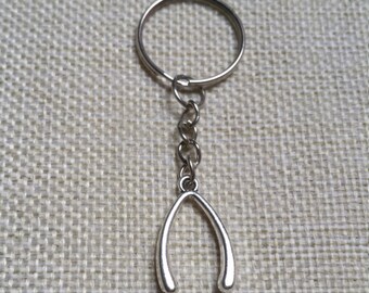 Wishbone keychain | Etsy