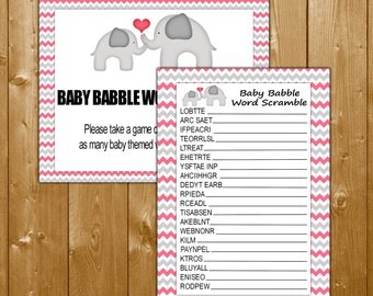 Baby babble game | Etsy