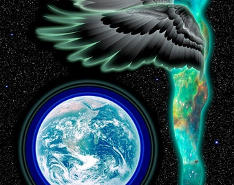 Earth angels art | Etsy