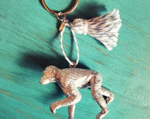 Unique gold monkey charm related items | Etsy