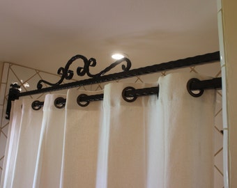 Shower curtain rod | Etsy