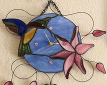 Popular items for hummingbird stained glass on Etsy