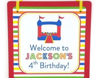 Bounce house sign | Etsy