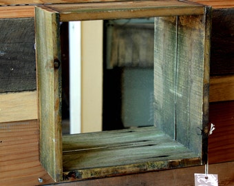 Mirror shadow box | Etsy