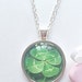 Irish Emblem St Patricks Necklace Shamrock Necklace Four