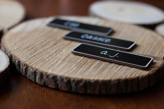 100 Chalkboard Name Tags Chalkboard Name by CharlieChalkDesigns