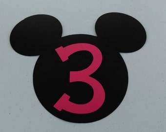 Mickey number 8 | Etsy