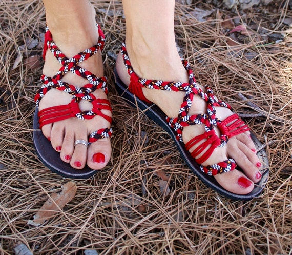 TukTuk Sandals Handmade Knitted Rope Thai Sandals for Women