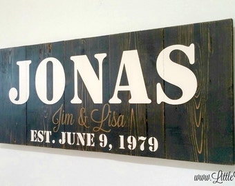 Custom outdoor name signs | Etsy