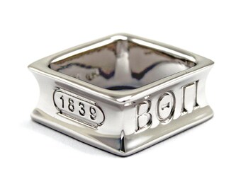 Sigma Chi Black Tungsten Fraternity Ring by CollegiateStandard