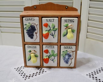 Ceramic spice box | Etsy