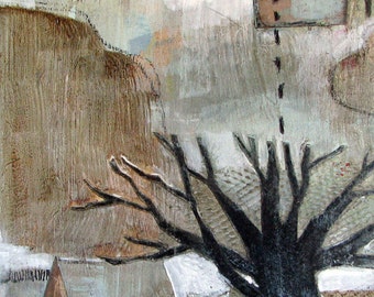 Mixed Media and Acrylic Abstract Painting 10 by paintsomepurlsome