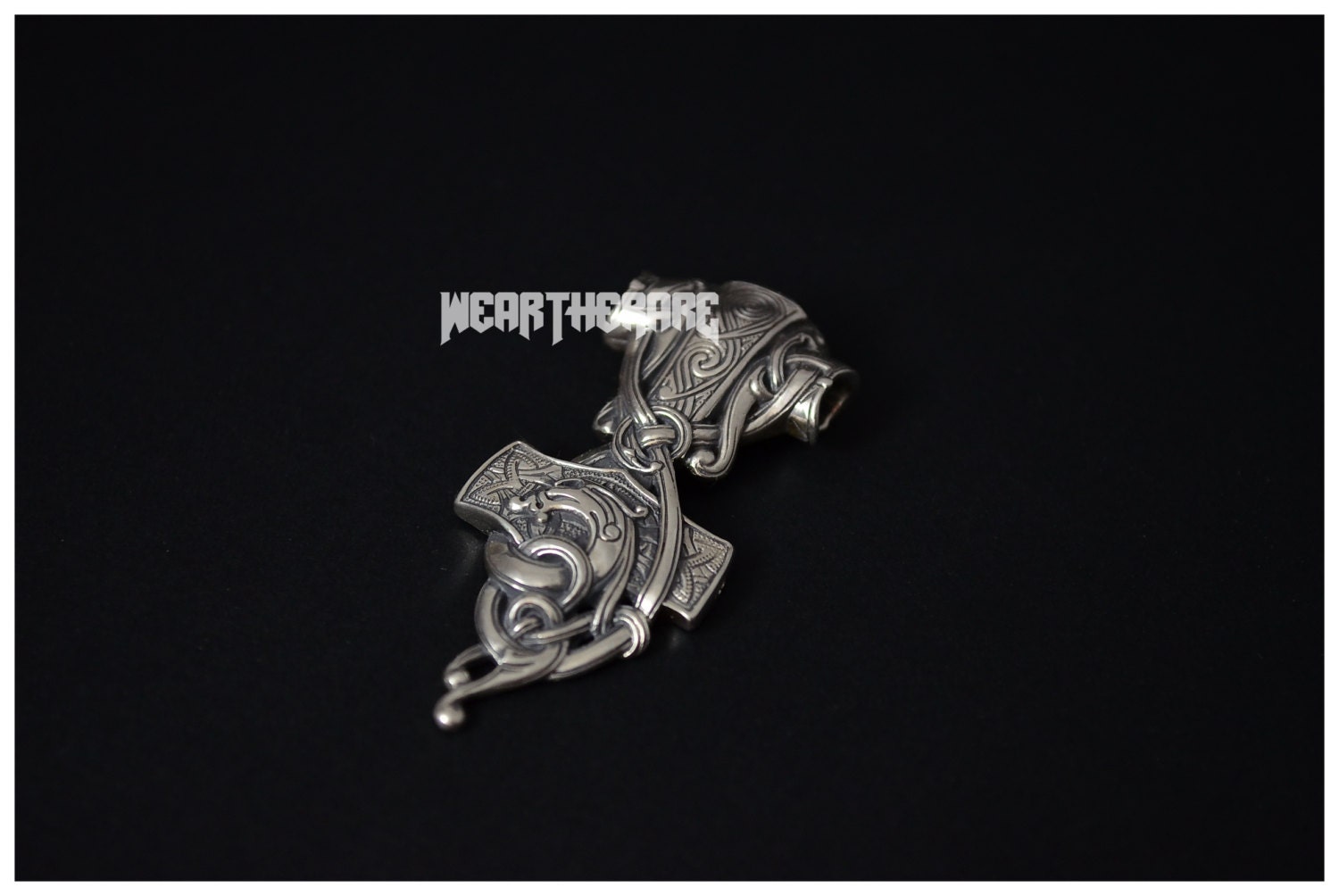 Thor hammer Mjolnir Viking Amulet Silver Hammer Scandinavian