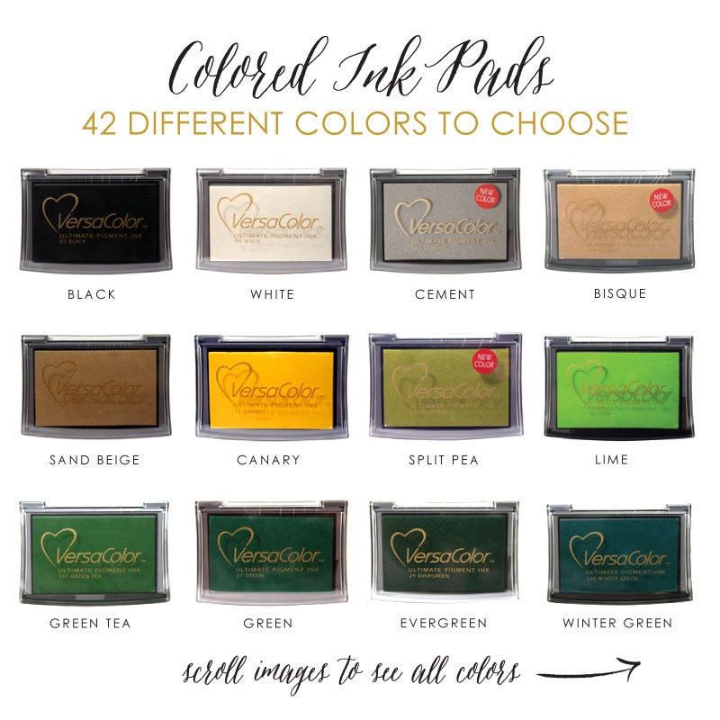 VersaColor Pigment-Based Ink Pads Rubber Stamp Pad 42