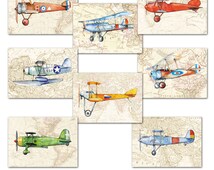 Popular items for paper airplane art on Etsy