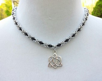 Celtic knot necklace | Etsy