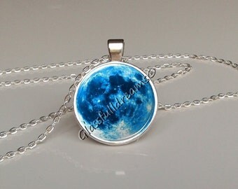 Unique full moon pendant related items | Etsy