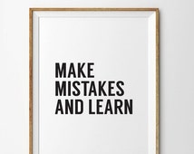 Popular items for typography art print on Etsy