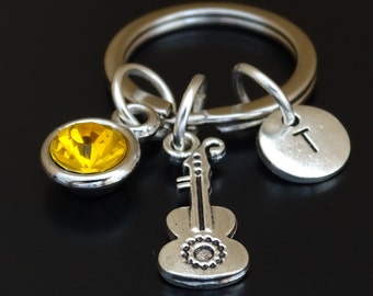 Ukulele keychain | Etsy