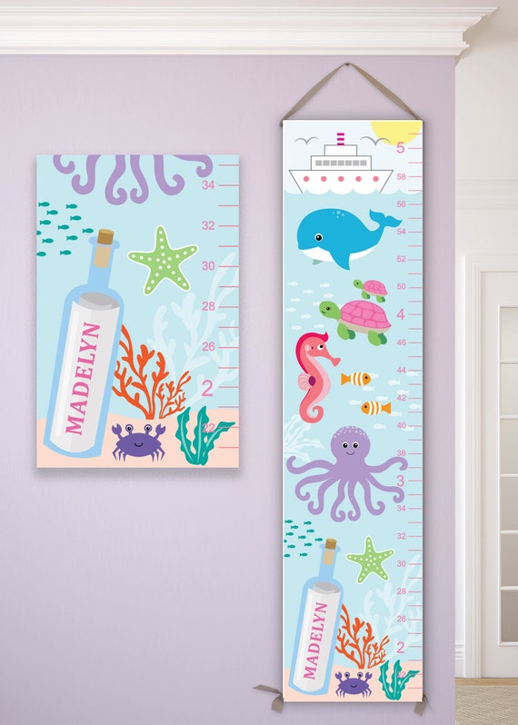 Under the Sea Growth Chart Under the Sea Nursery Under The