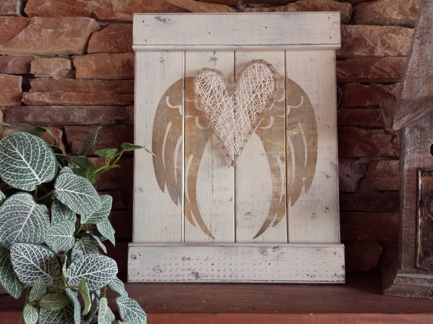 RUSTIC ANGEL WINGS angel wing decor angel nursery decor