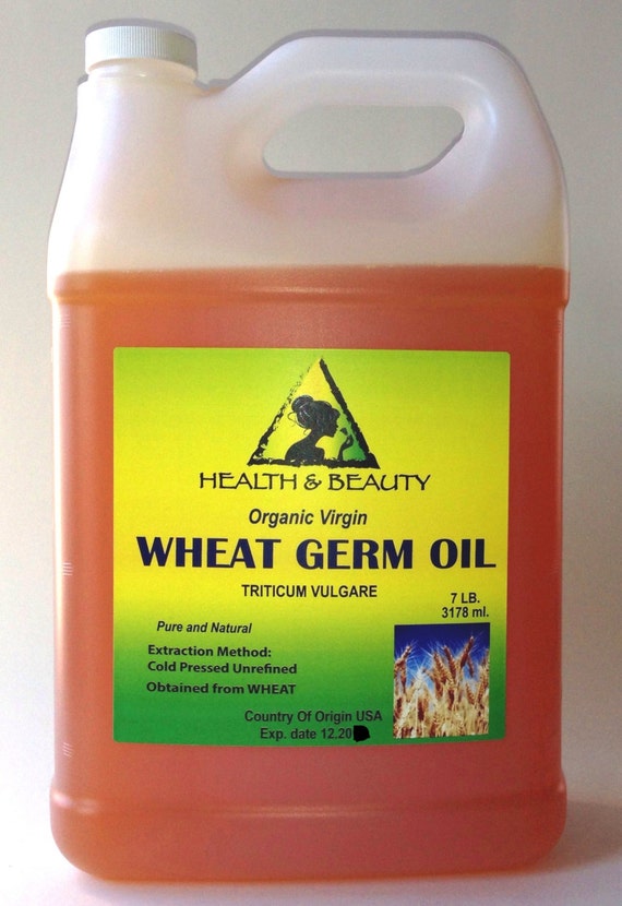 7 Lb 1gal WHEAT GERM Oil UNREFINED Organic Virgin Cold