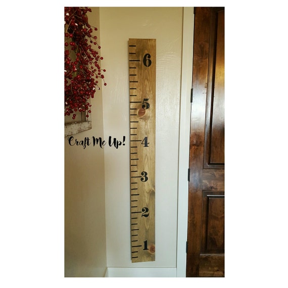 Engraved Wall Growth Chart-Giant Ruler-Wall Ruler-6 feet tall