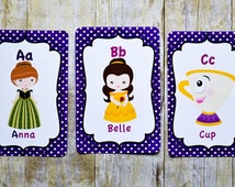 Popular items for frozen alphabet on Etsy