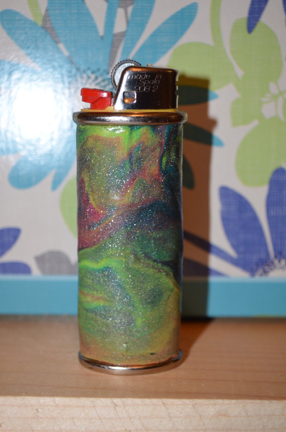 Retro Colorful Full Size Bic Lighter Cover by LighterCoversCom