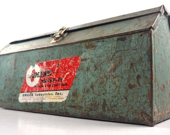 Unique teal tool box related items | Etsy