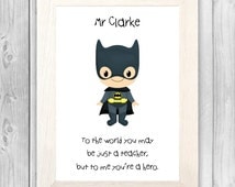 Popular items for superhero teacher on Etsy
