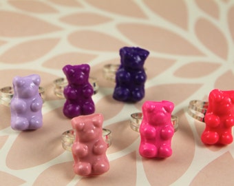 Unique purple gummy bear related items | Etsy