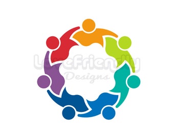Clip Art Group of People Teamwork by LoveFriendlyDesigns on Etsy