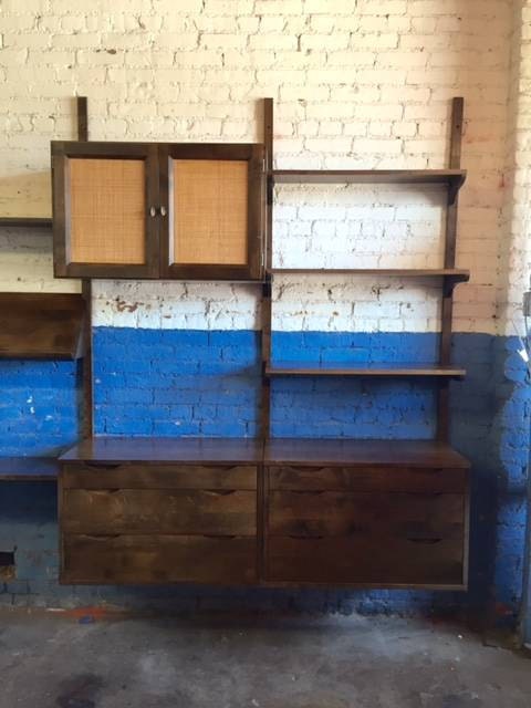 Mid Century Modular Wall Unit by Noral Olson for Kopenhavn