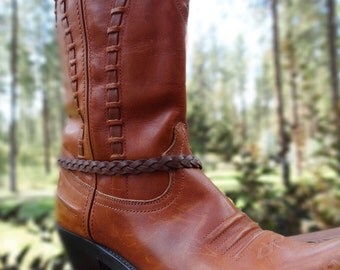 Leather cowboy cuffs | Etsy