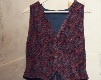 Unique red velvet vest related items | Etsy