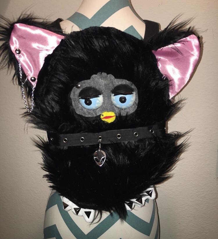 Emo Furby Backpack/ plush