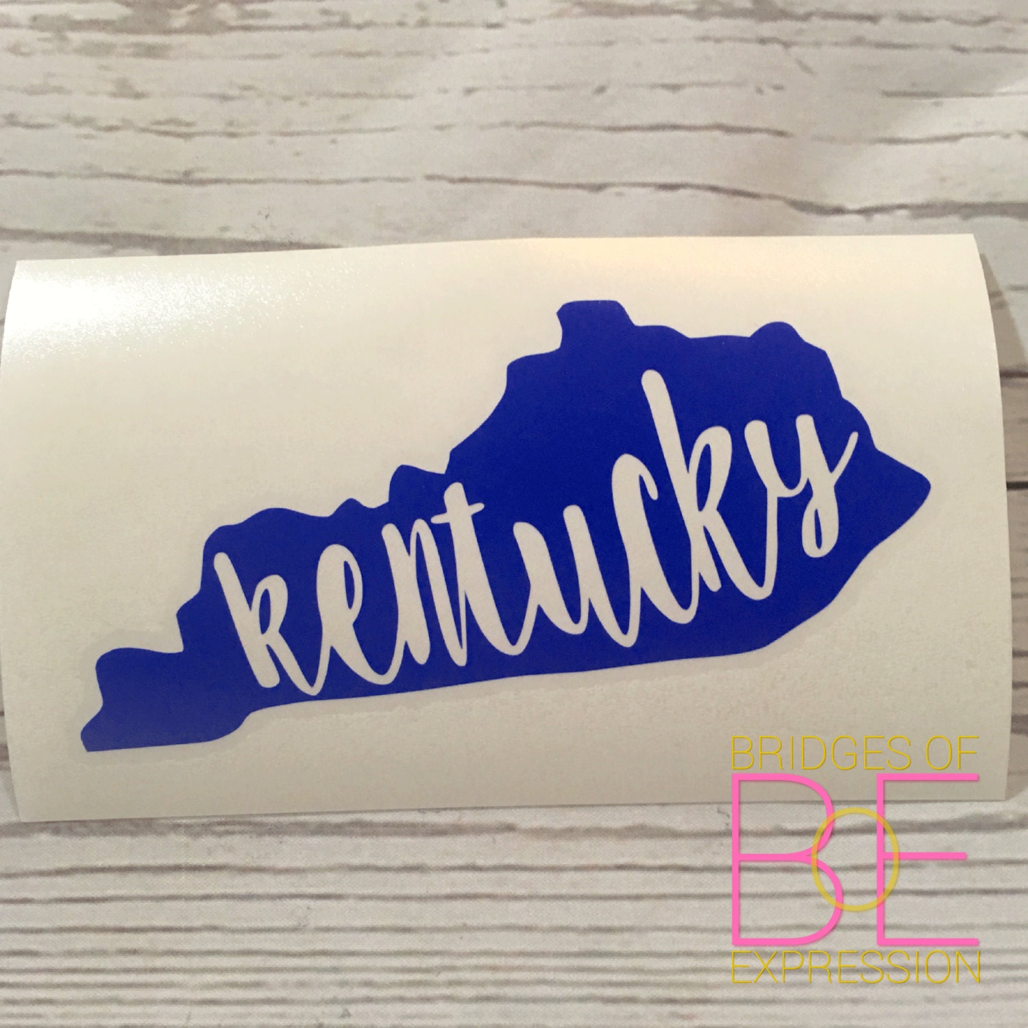 Cute Kentucky Glossy Decal Sticker
