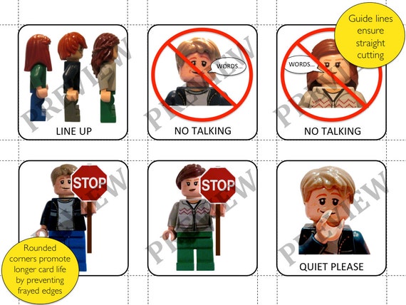 Visual Picture Cards for Children With Autism