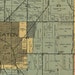 1897 Farm Line Map of Preble County Ohio Eaton