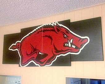 Items similar to Arkansas Razorback string art on Etsy