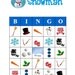 Snowman Winter Bingo 30 Printable Christmas Holiday Party