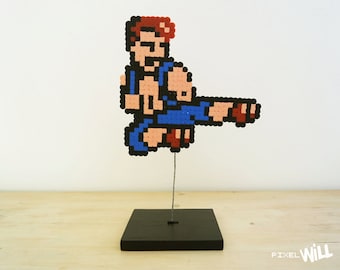 Unique nes perler pixel art related items | Etsy